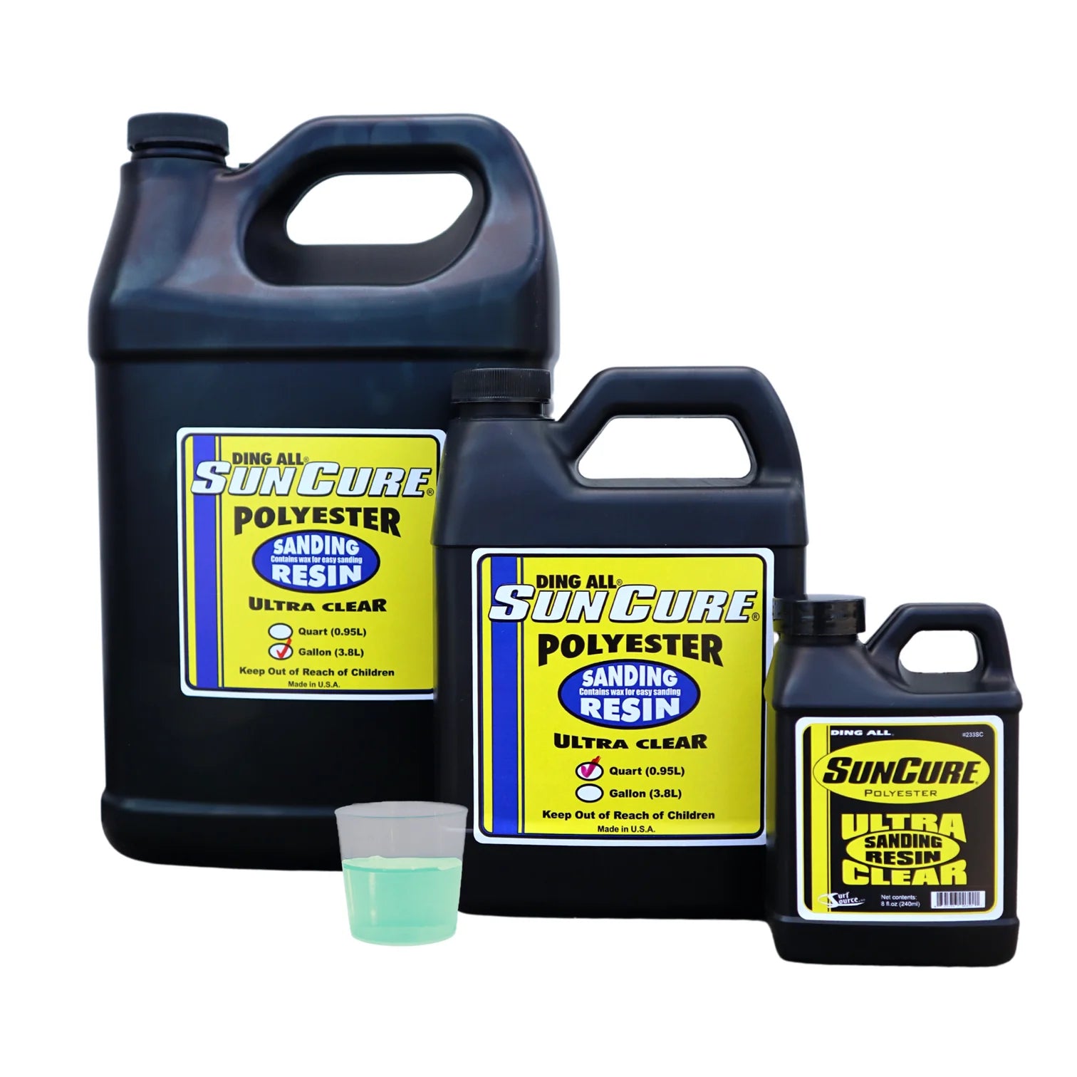 SunCure - Silmar Polyester Resin: SANDING (250A) – The Surf Source